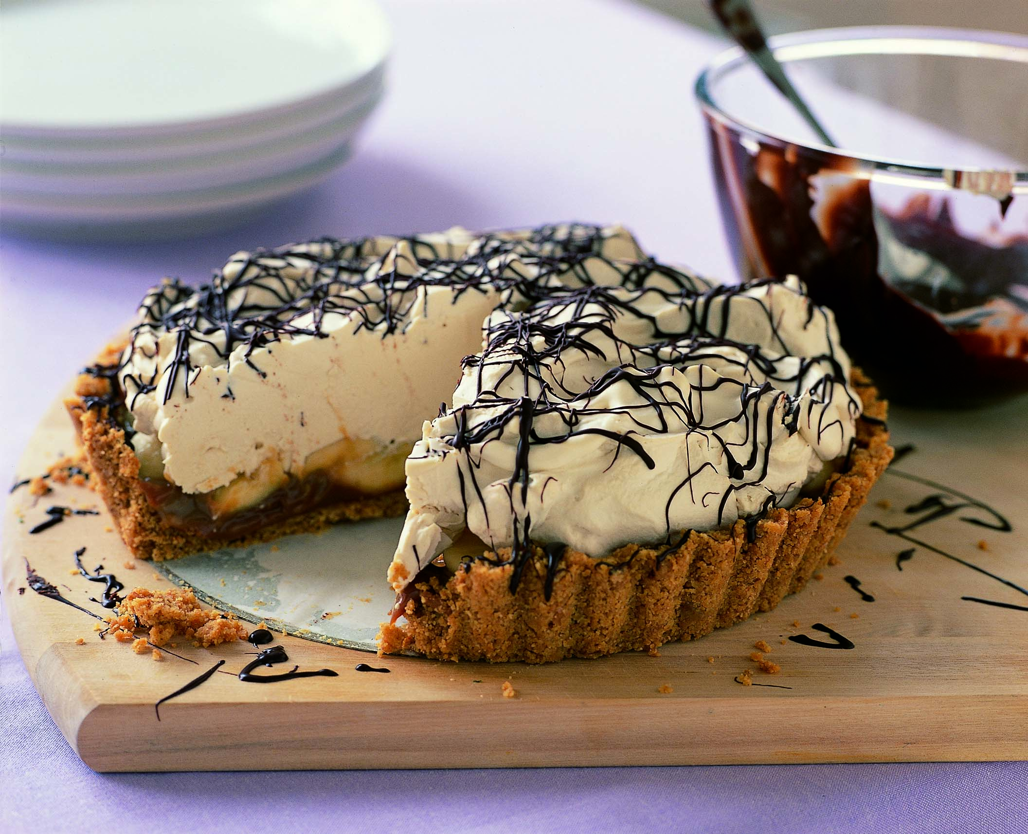 Cheat’s Banoffee Pie with Chocolate Drizzle - Ainsley Harriott
