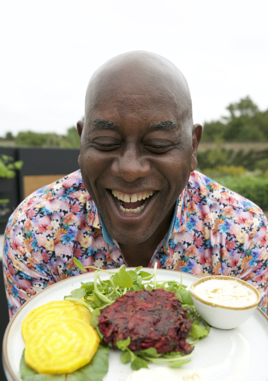 Beetroot & Carrot Patties with Horseradish Yoghurt - Ainsley Harriott